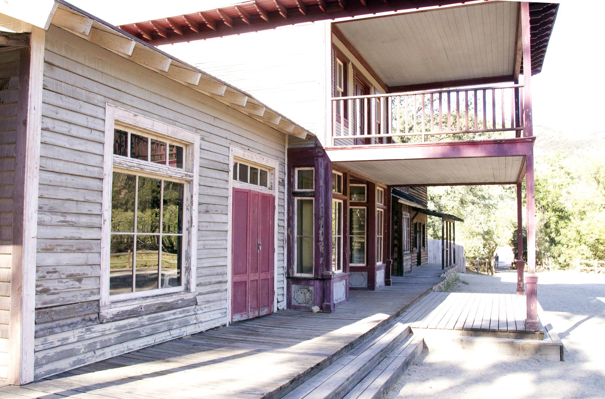 Visit Paramount Ranch, an old Western movie set in LA