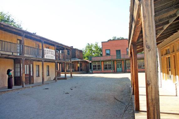 Visit Paramount Ranch, an old Western movie set in LA