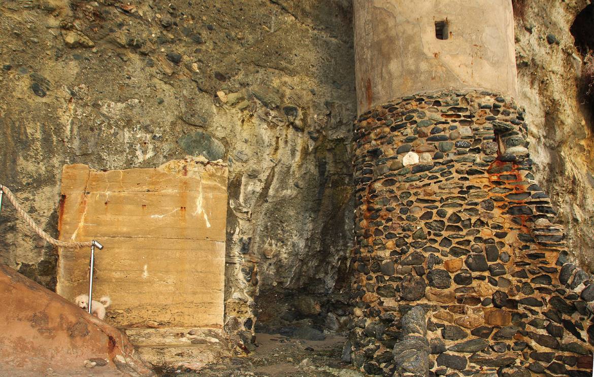 Visit Pirate Tower, a Castle along the coast of Victoria Beach