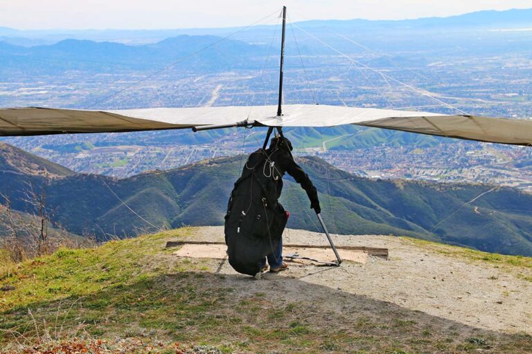 Crestline Hang Glider Paraglider Launch Hidden California crestline-hang-glider-paraglider-launch-hidden-california