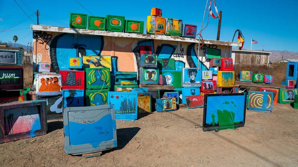 Bombay Beach Art Installations - Hidden California